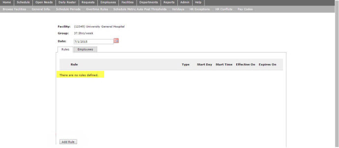 Adding an Overtime Group Rule